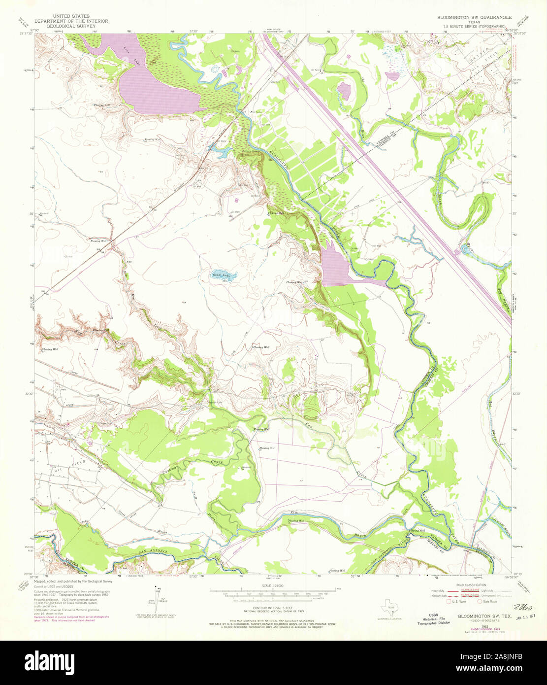Bloomington texas map hi-res stock photography and images - Alamy