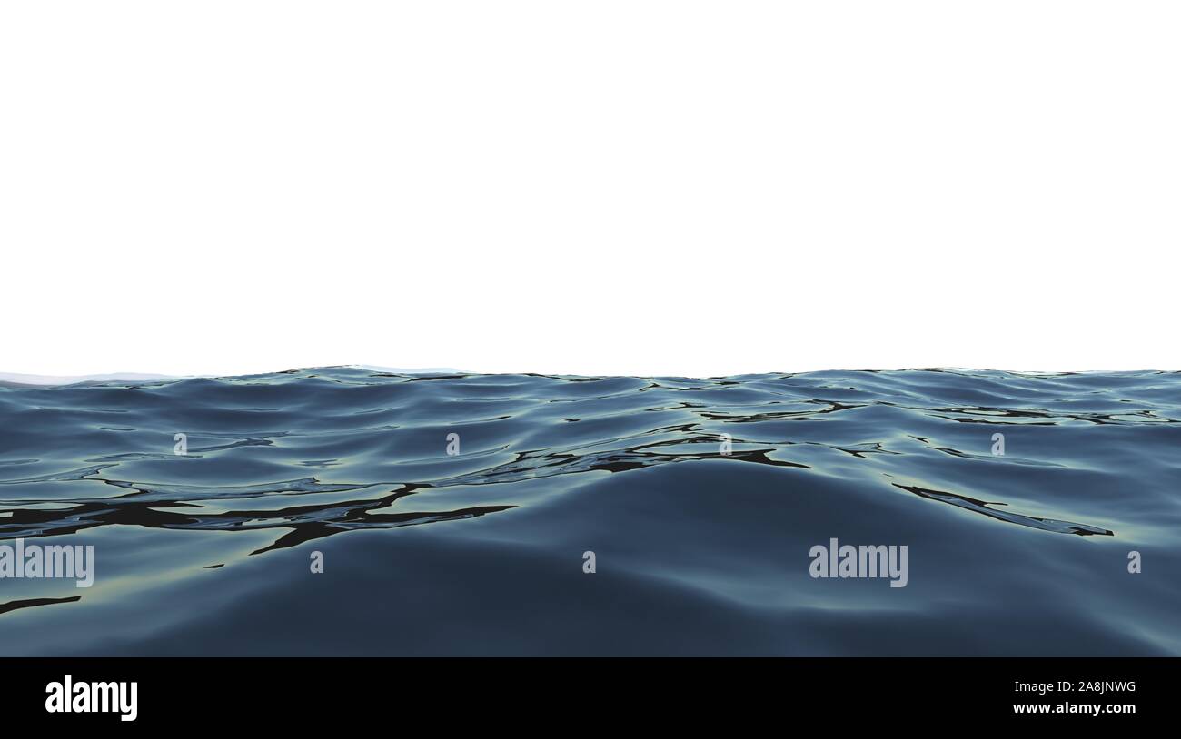 Ocean, Sea Background 3D Rendering Stock Photo - Alamy