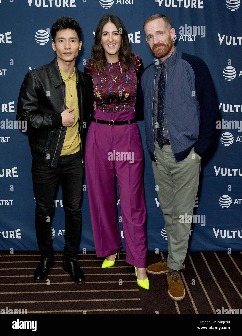 Hollywood, California, USA. 09th Nov, 2019. Manny Jacinto, D'Arcy ...