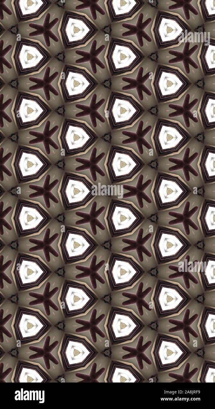 Seamless Pattern (Triangle shapes, White Star Light on Blue Textile ...