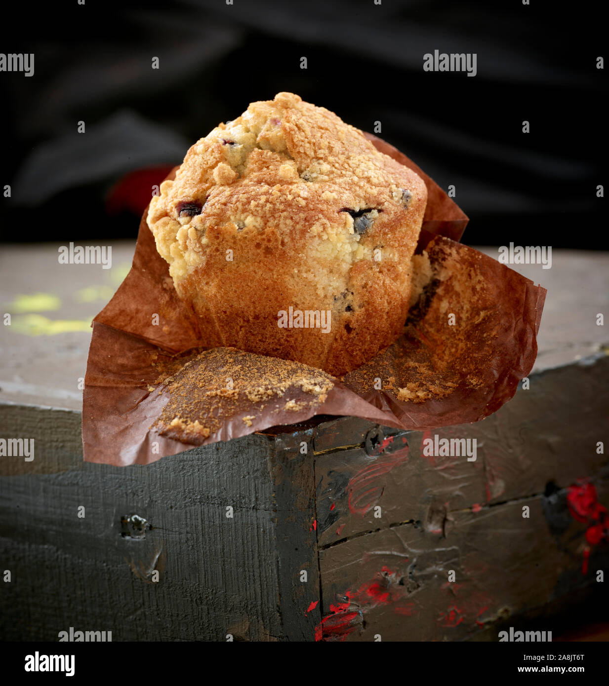 Blueberry muffin food portrait still-life photograph Stock Photo - Alamy