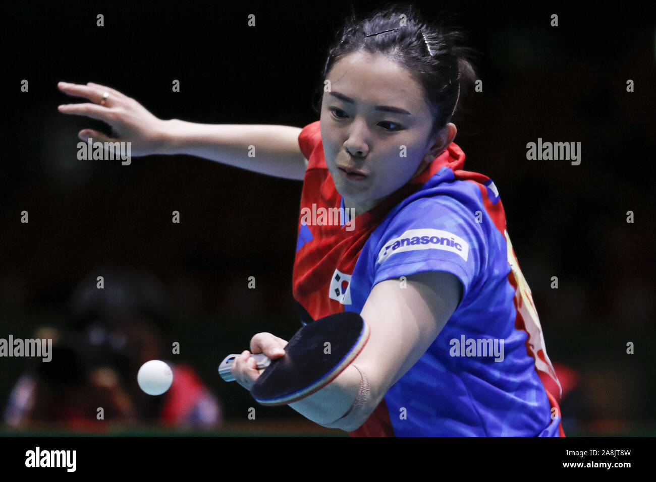 Tokyo, Japan. November 9, 2019, Tokyo, Japan: Jihee Jeon of Republic of Korea in action against ...