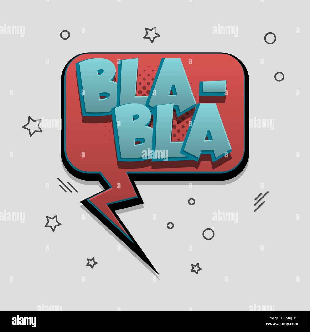 Text bla bla bla Stock Vector Images - Alamy