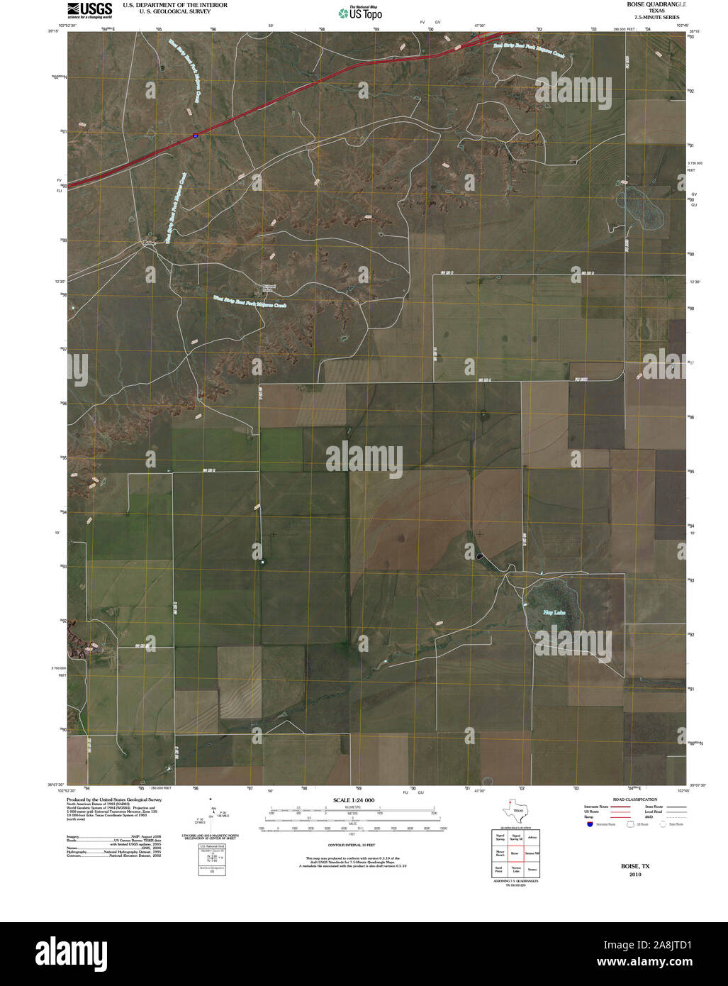 Map of boise topography hi-res stock photography and images - Alamy