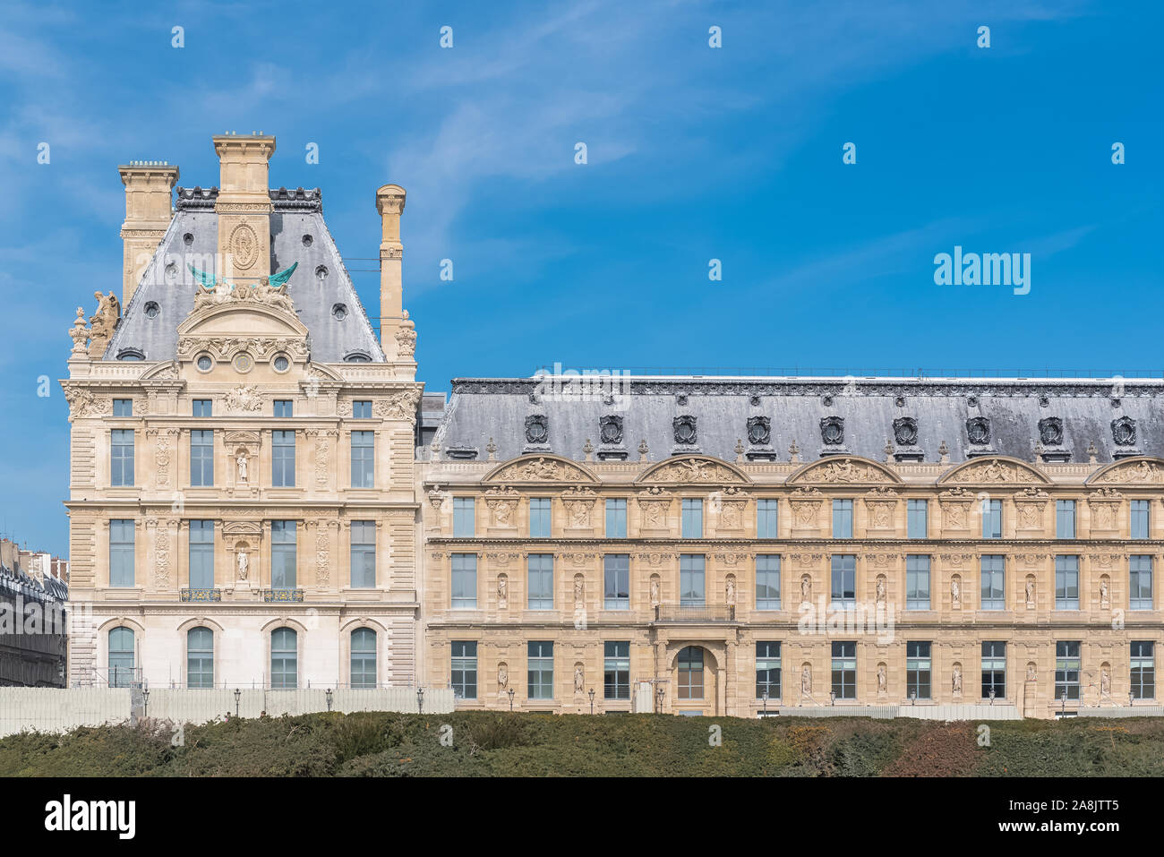 Paris, the Louvre facade Stock Photo - Alamy