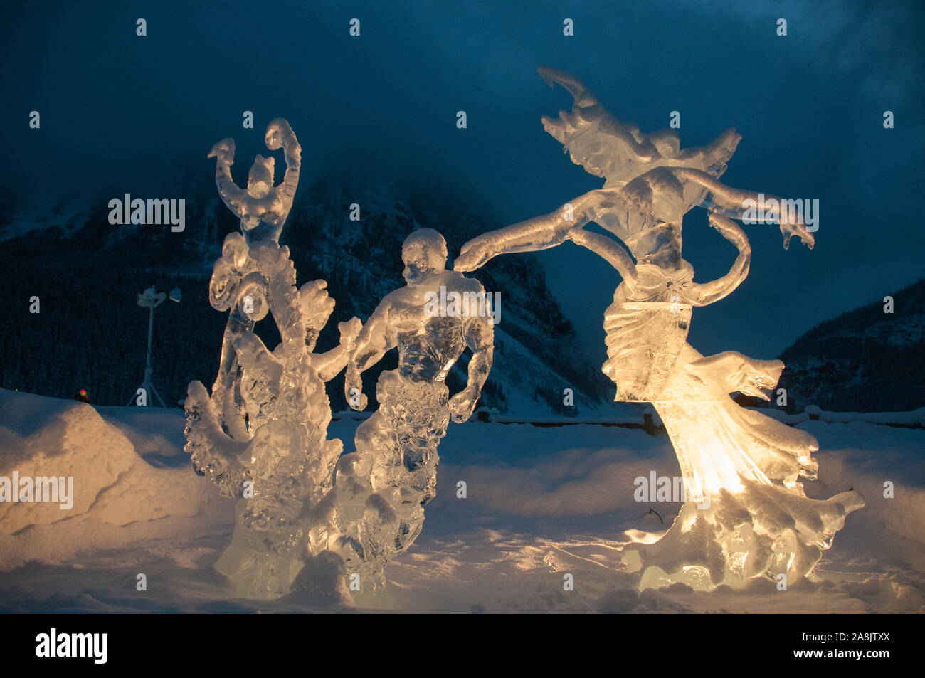2016 Ice Sculpture at Lake Louise Ice Magic Festival, Lake Louise ...