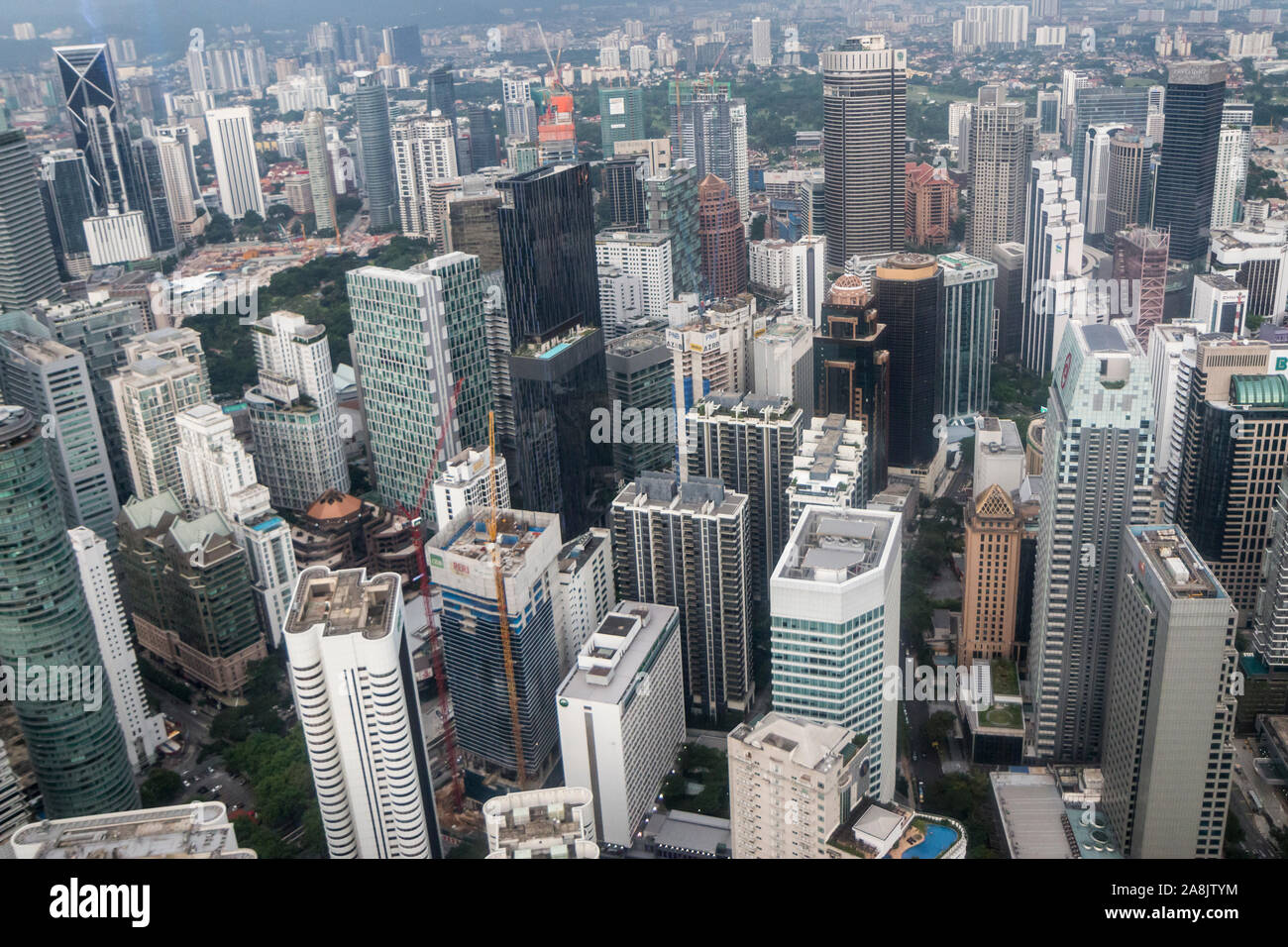 KUALA LUMPUR / MALAYSIA - May 16, 2019: Cityscape view of downtown ...