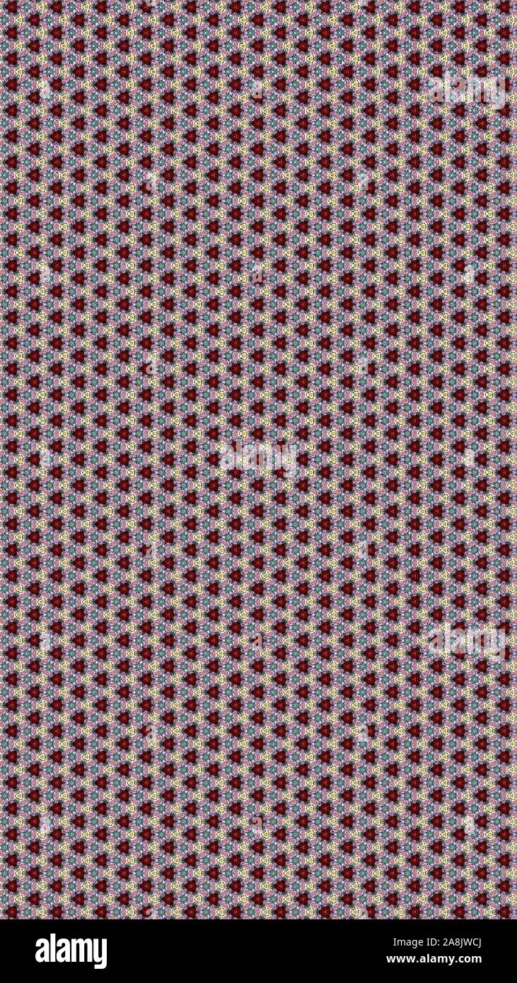 Seamless Pattern (Triangle shapes, White Star Light on Blue Textile ...