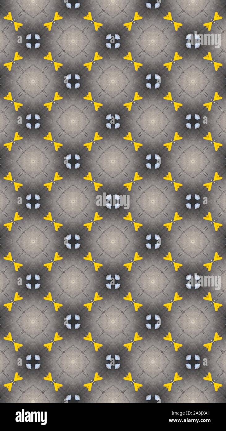 Seamless Pattern (Triangle shapes, White Star Light on Blue Textile ...