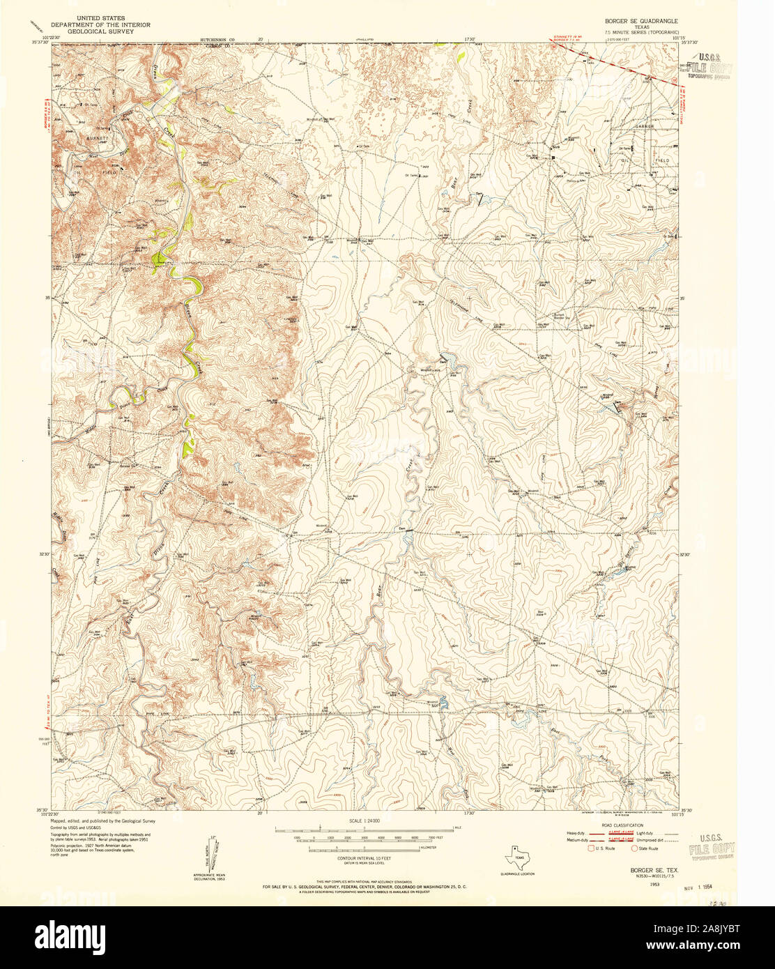 Borger texas map hi-res stock photography and images - Alamy