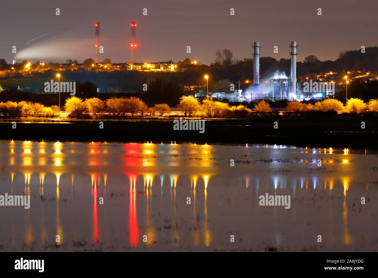 Ferrybridge at night hi-res stock photography and images - Alamy