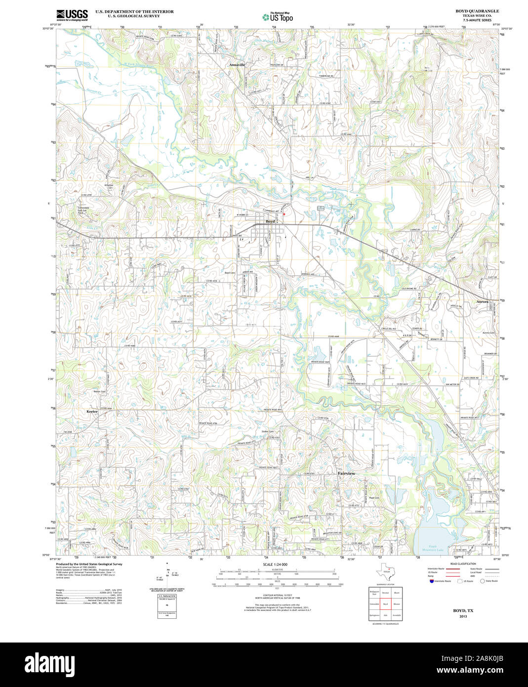 Map of boyd Cut Out Stock Images & Pictures - Alamy