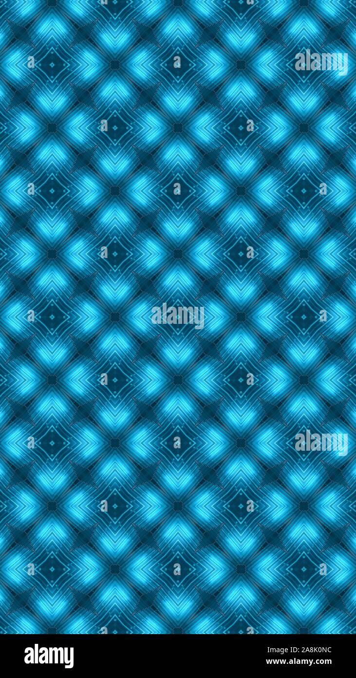 Seamless Pattern (Triangle shapes, White Star Light on Blue Textile ...