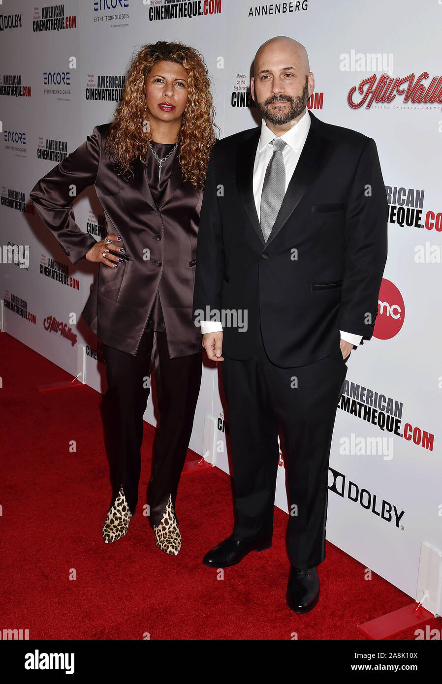 BEVERLY HILLS, CA - NOVEMBER 08: Brenda Gilbert and Aaron L. Gilbert ...