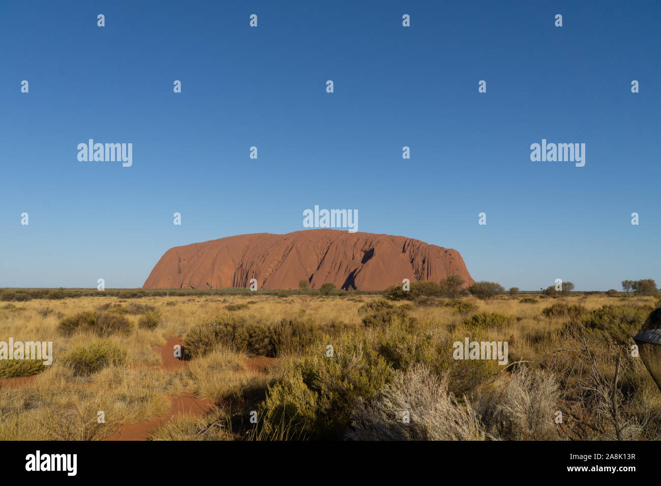 in the Australian outback is the landmark of Australia, the ayers rock ...