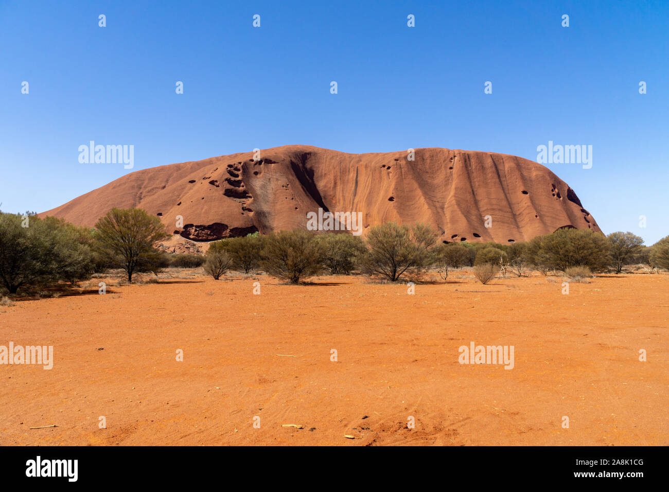 in the Australian outback is the landmark of Australia, the ayers rock ...