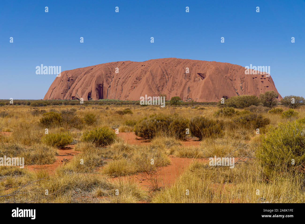 in the Australian outback is the landmark of Australia, the ayers rock ...