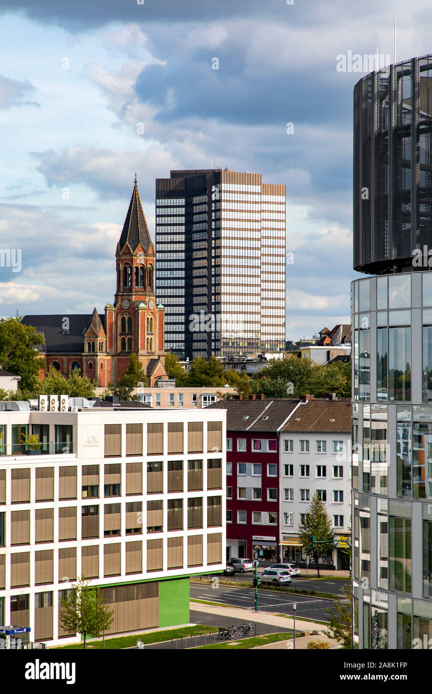 Essen, city centre, the university quarter, Green center Essen, new ...