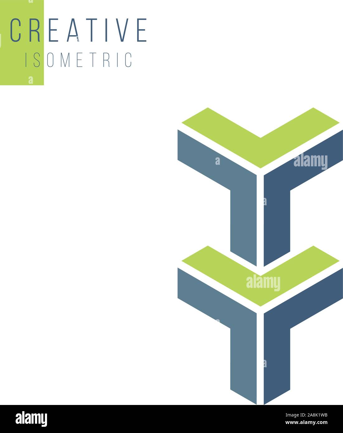 Triple arrow triangle abstract 3d isometric logo design template ...