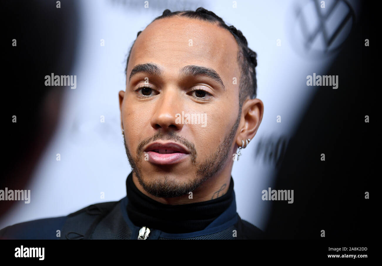Berlin, Germany. 07th Nov, 2019. Lewis Hamilton, British athlete, comes ...