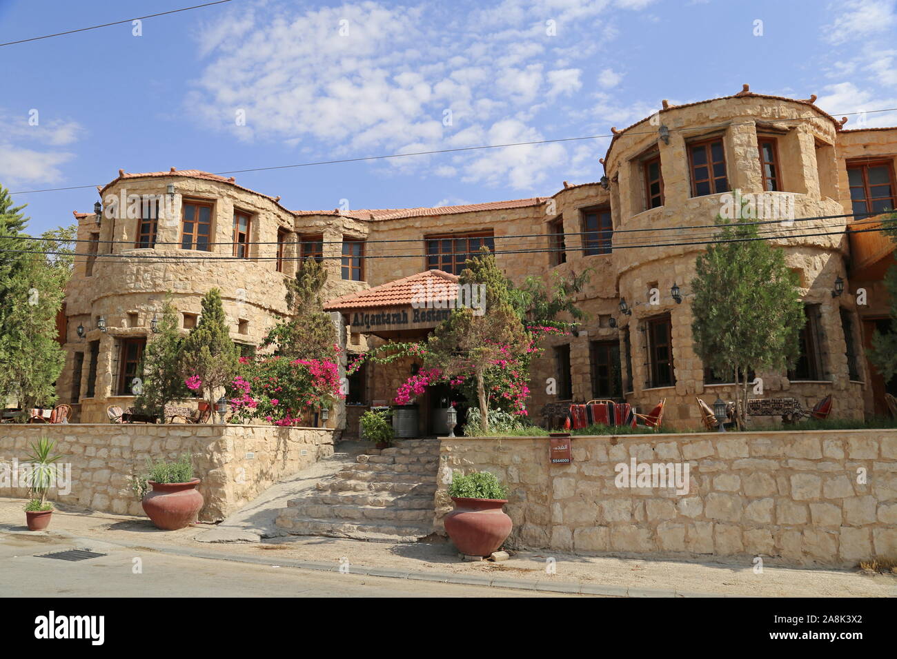 Al Qantarah restaurant, Wadi Musa, Ma'an Governorate, Jordan, Middle ...