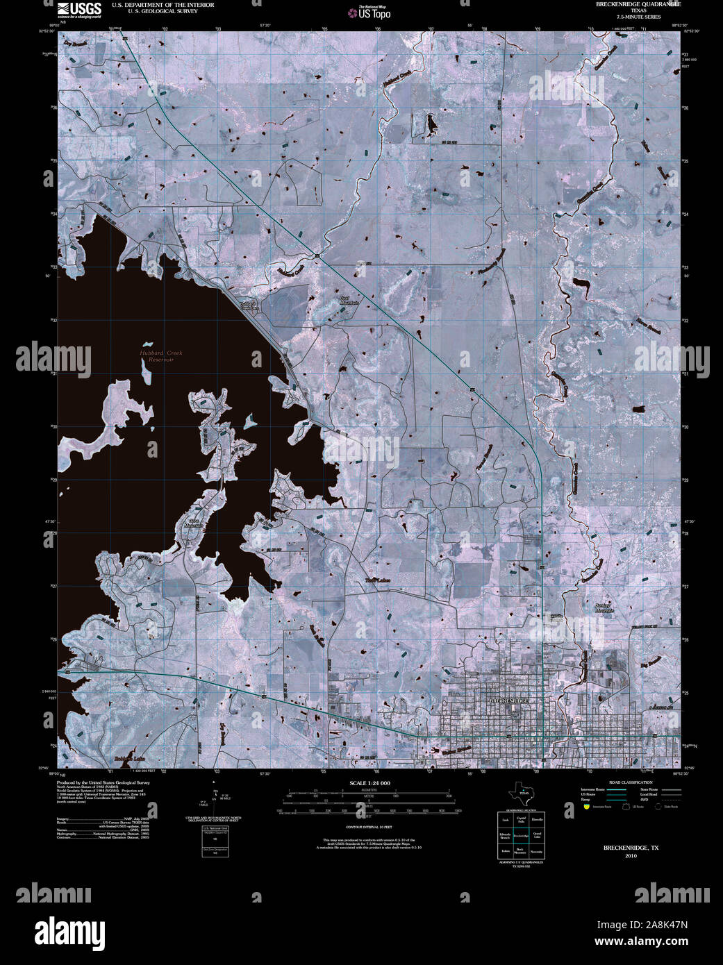 Map of breckenridge hi-res stock photography and images - Alamy