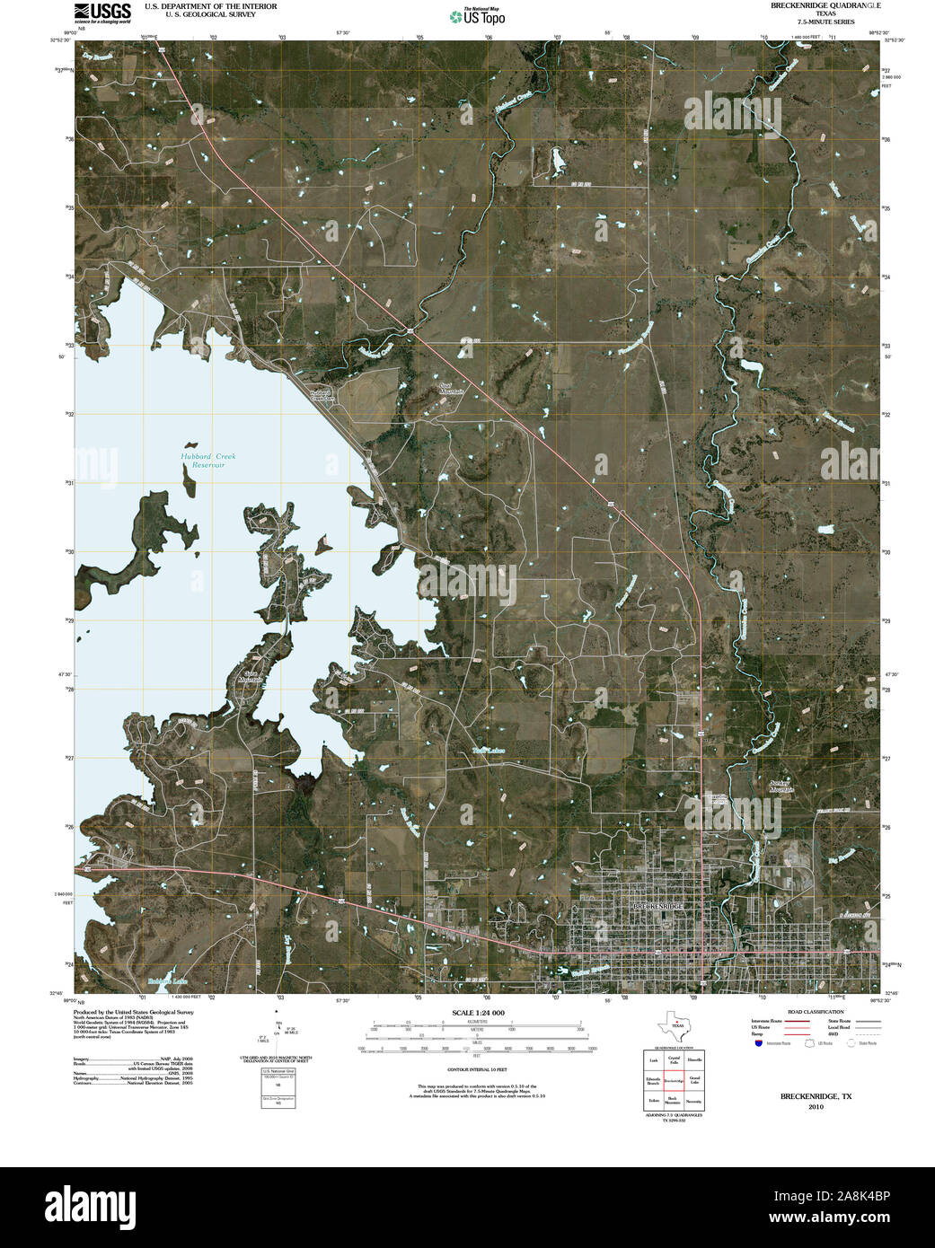 Breckenridge map hi-res stock photography and images - Alamy