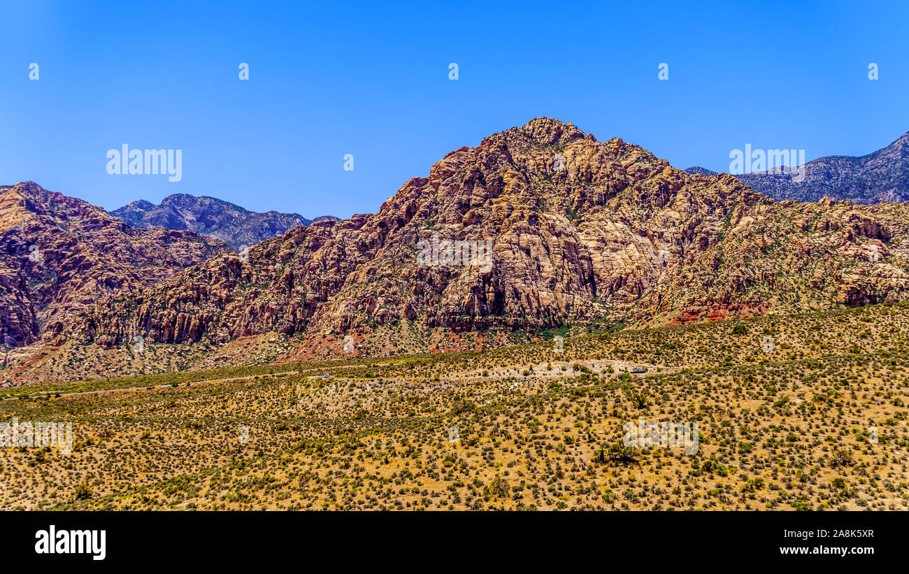 Landscape view of White Rock Hills and Wilson Ridge mountains from Red ...