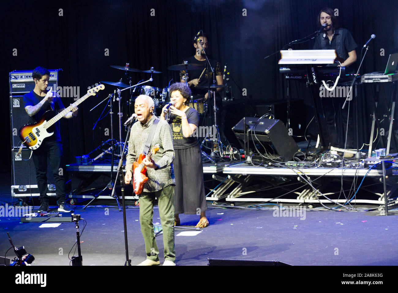 Sao Paulo, Brazil. 09th Nov, 2019. Presentation by the Bahian singer ...