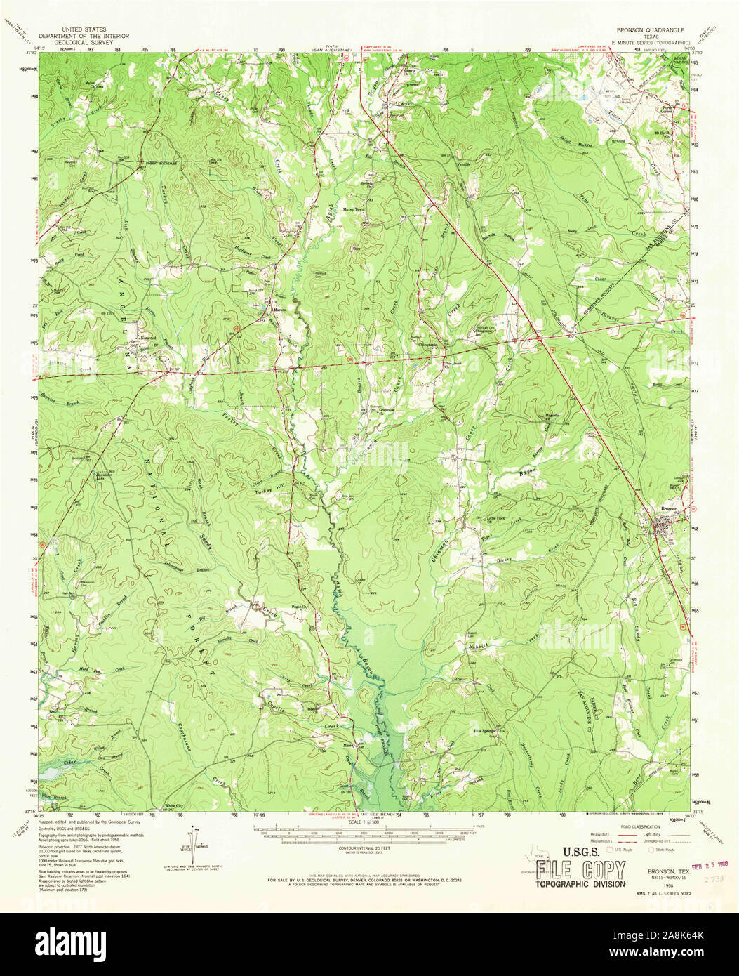Bronson map hi-res stock photography and images - Alamy