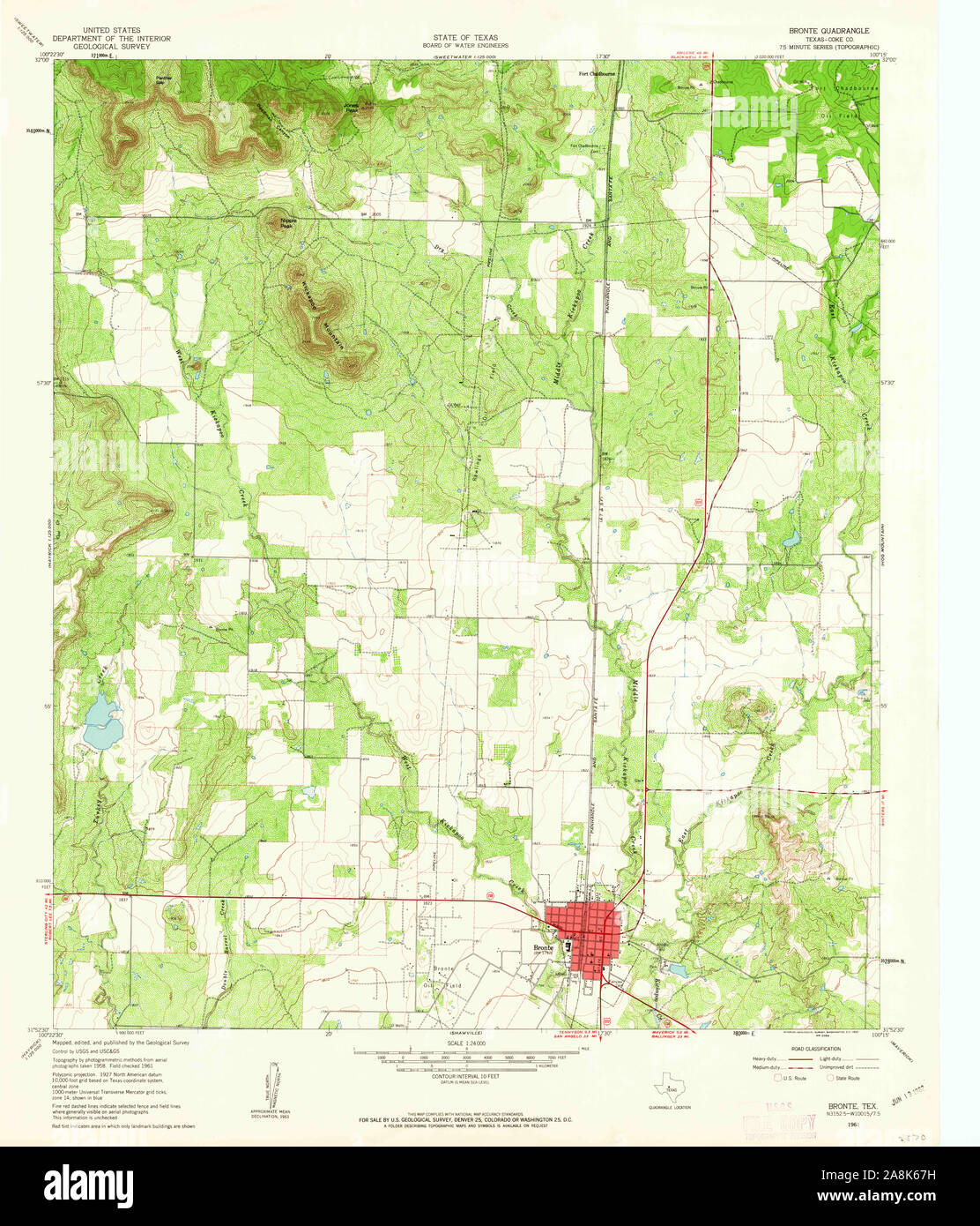 Map of bronte hi-res stock photography and images - Alamy