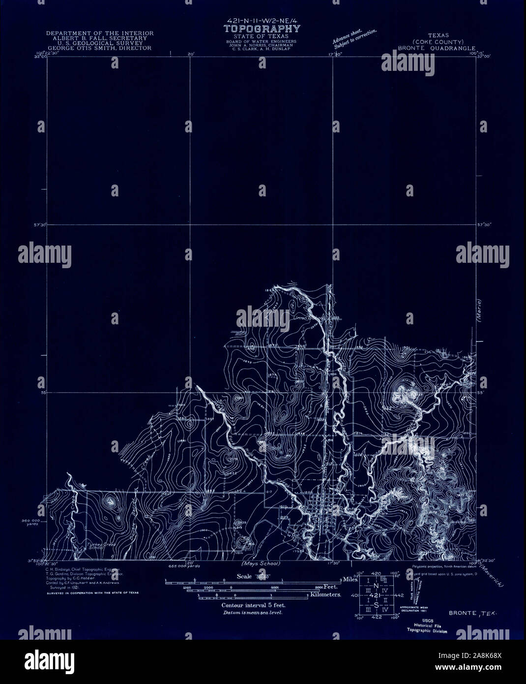 Bronte texas map hi-res stock photography and images - Alamy