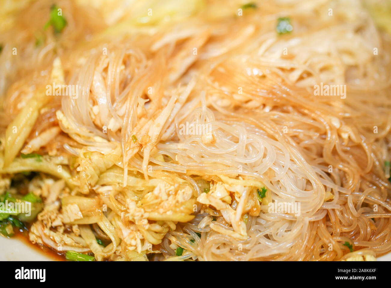 Chinese cold dishes of cucumber, vermicelli and cabbage - Image Stock ...