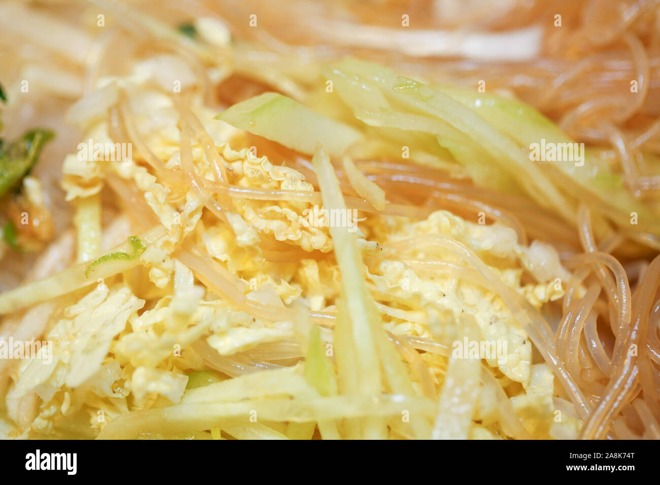 Chinese cold dishes of cucumber, vermicelli and cabbage - Image Stock ...