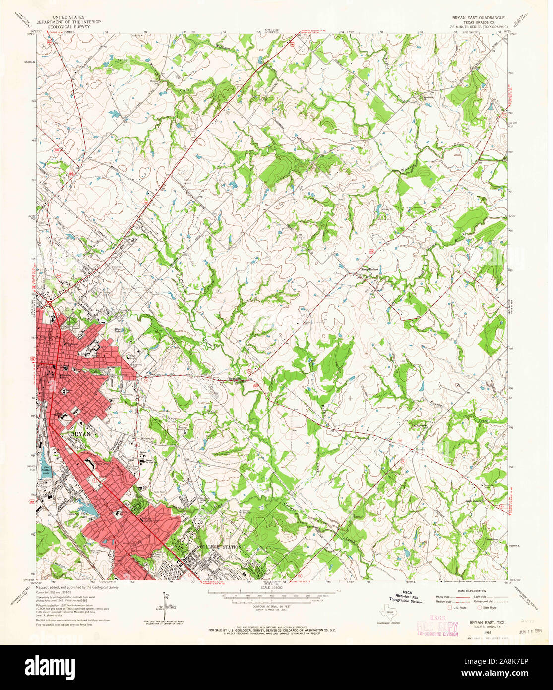 Map of bryan texas hi-res stock photography and images - Alamy