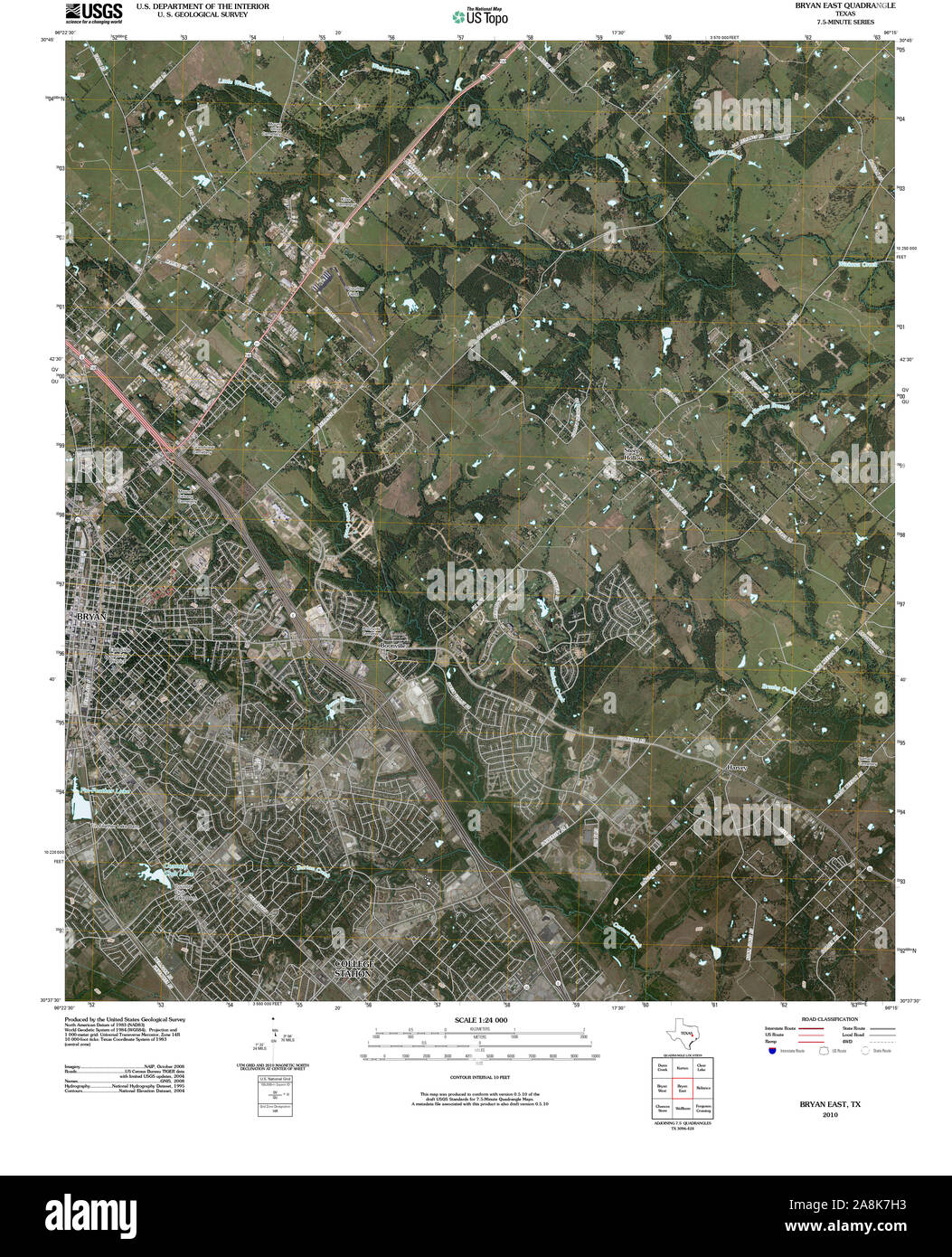 Bryan texas map hi-res stock photography and images - Alamy