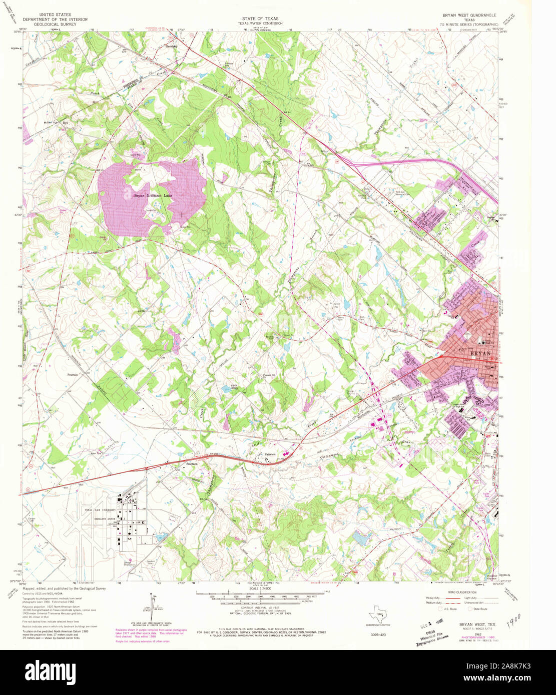 Bryan texas map hi-res stock photography and images - Alamy