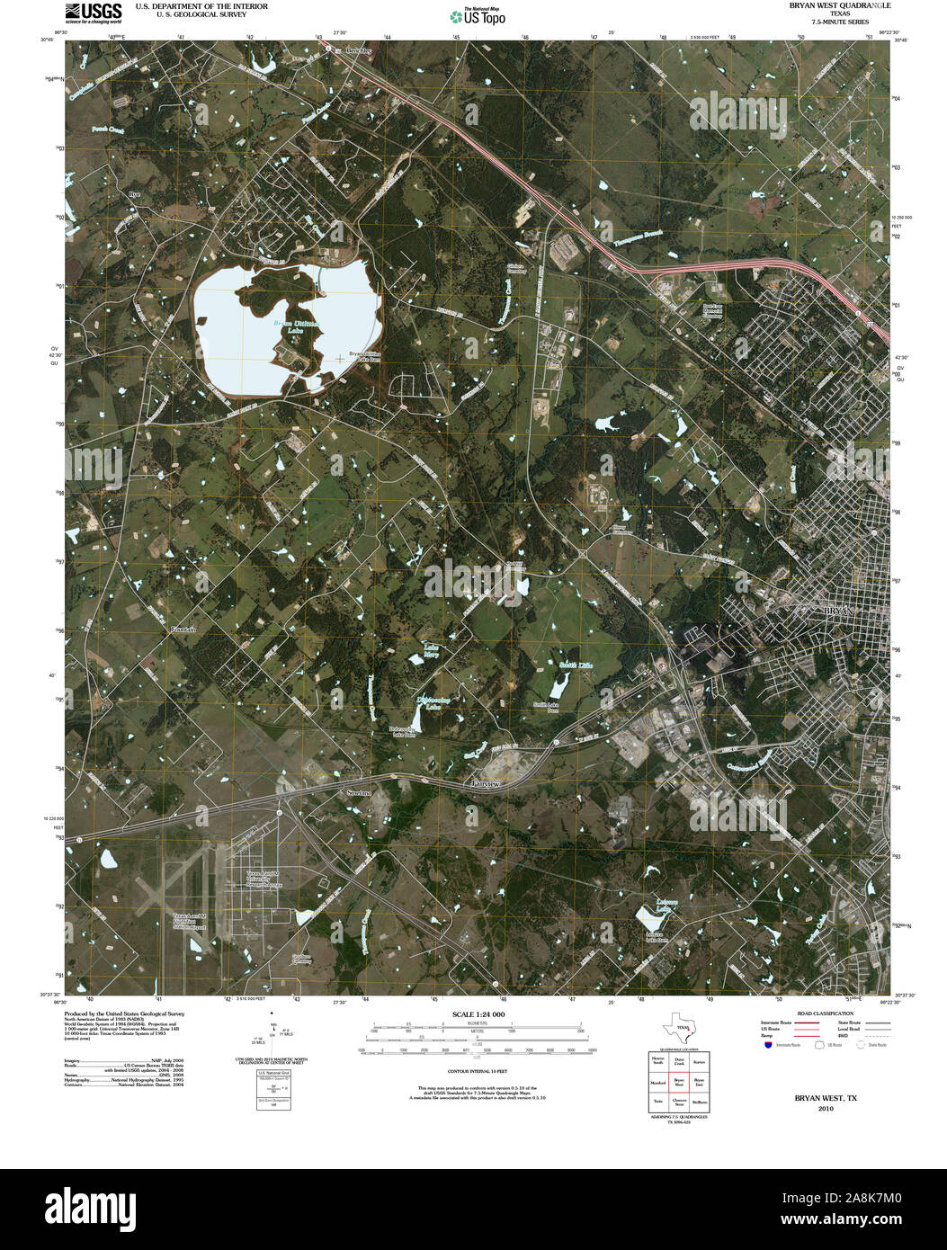 Map of bryan texas hi-res stock photography and images - Alamy