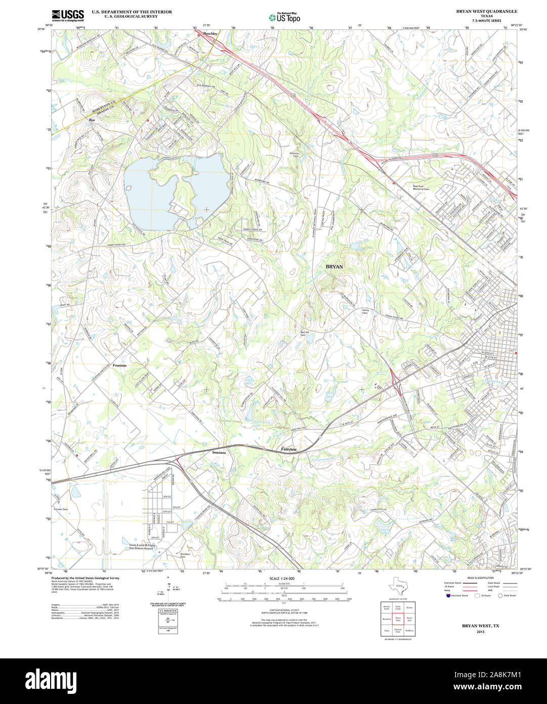 Bryan texas map Cut Out Stock Images & Pictures - Alamy