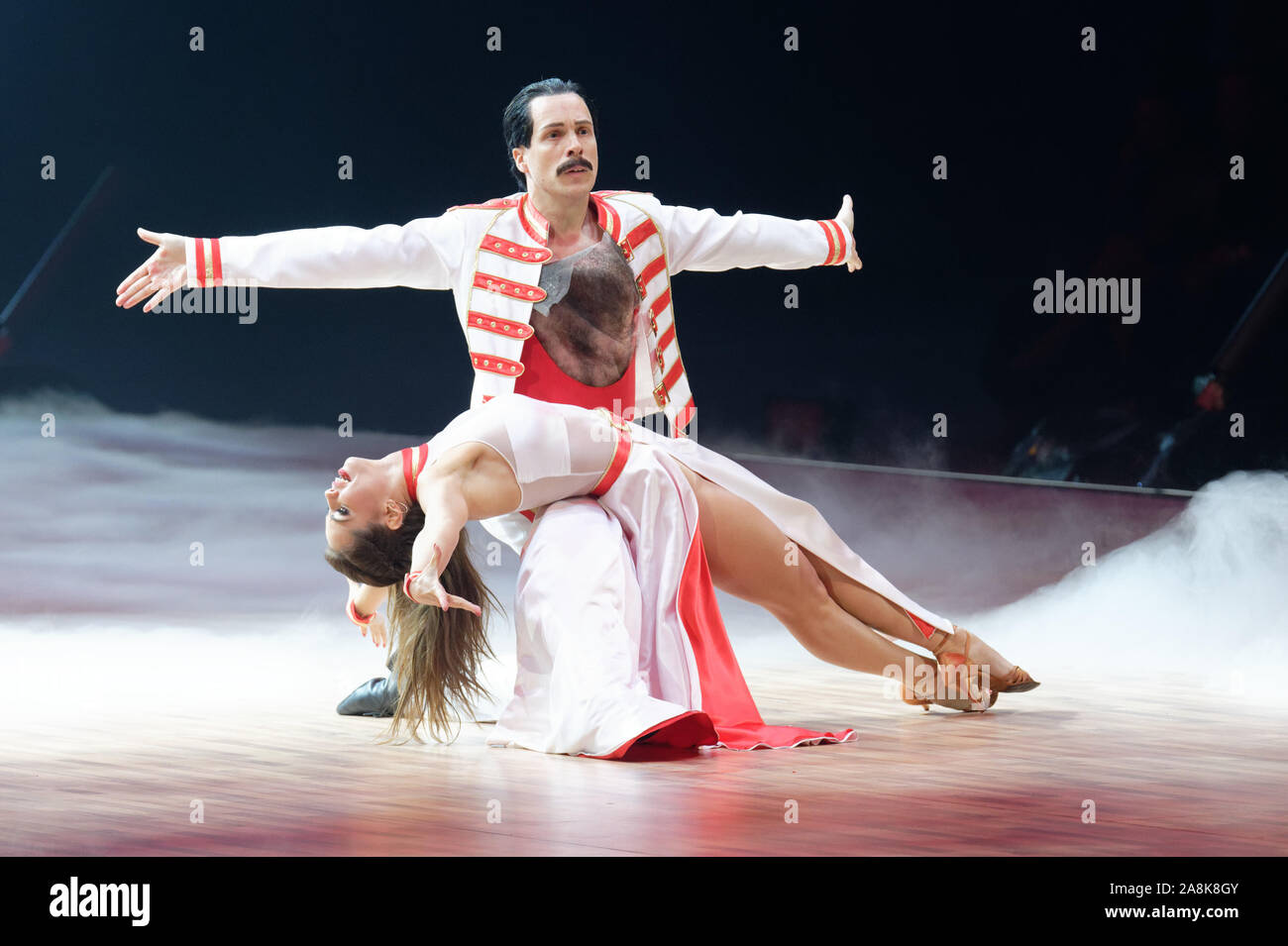 Dortmund, Germany. 09th Nov, 2019. Professional dancer Christina Luft ...