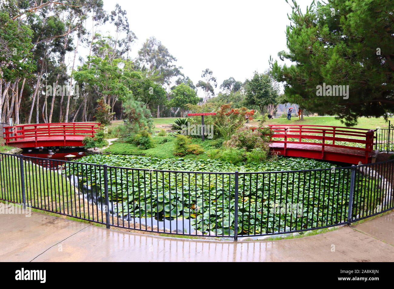 Detail view of KENNETH HAHN STATE RECREATION AREA. A State Park unit of ...