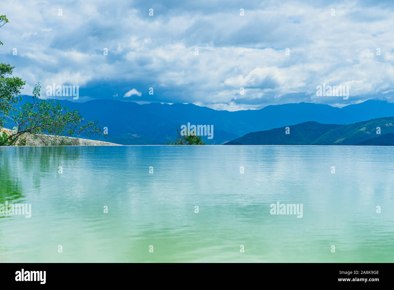 Water Falls "Hierve el Agua" in Oaxaca, Mexico Stock Photo - Alamy