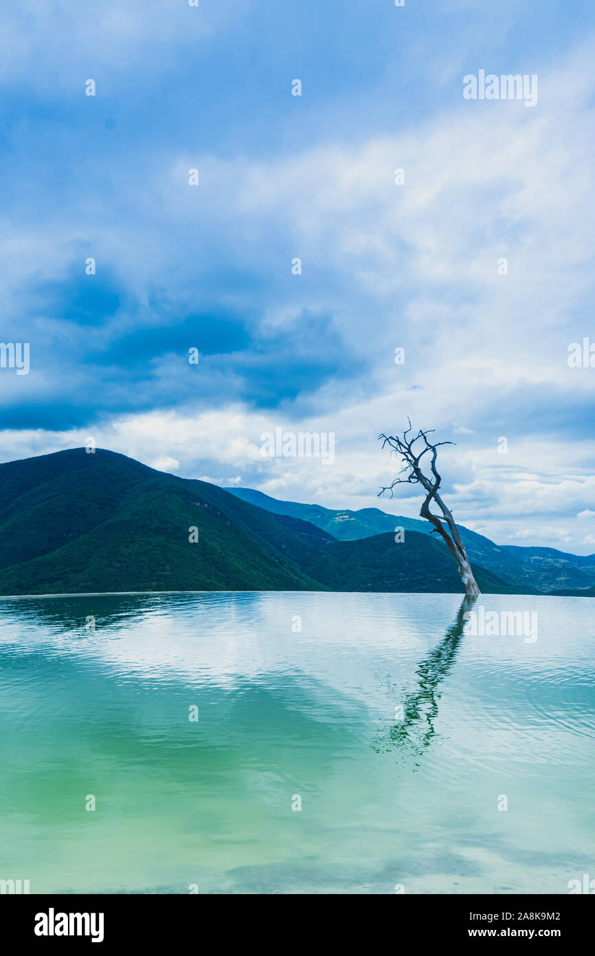 Water Falls "Hierve el Agua" in Oaxaca, Mexico Stock Photo - Alamy