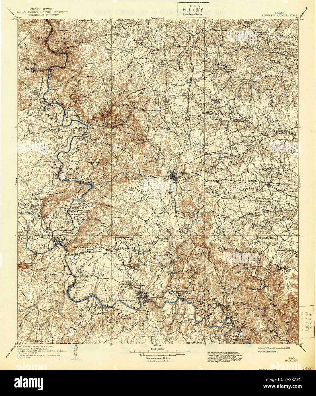 Burnet texas map hi-res stock photography and images - Alamy