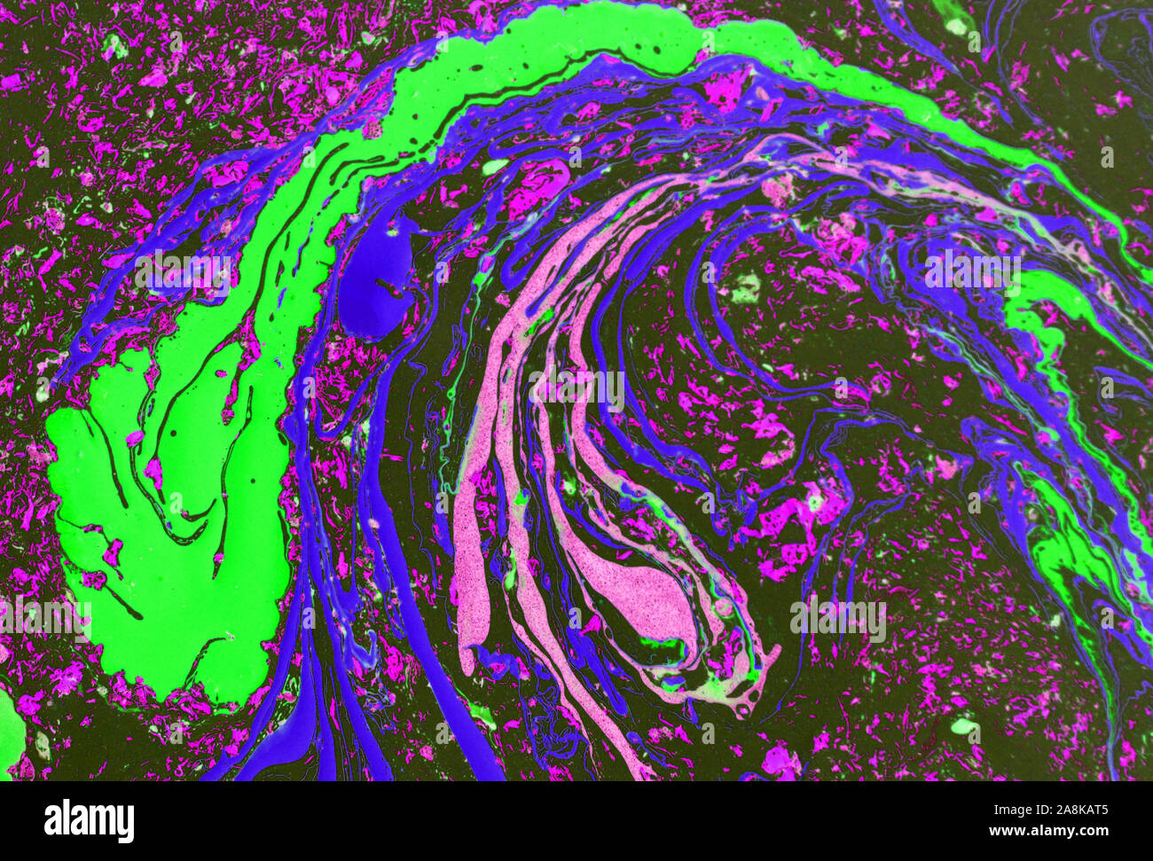Interference color light pattern hi-res stock photography and images ...