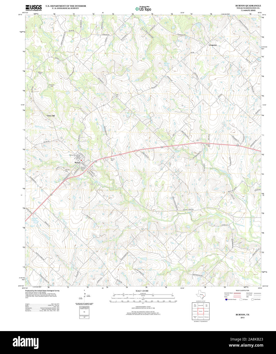 Burton map Cut Out Stock Images & Pictures - Alamy