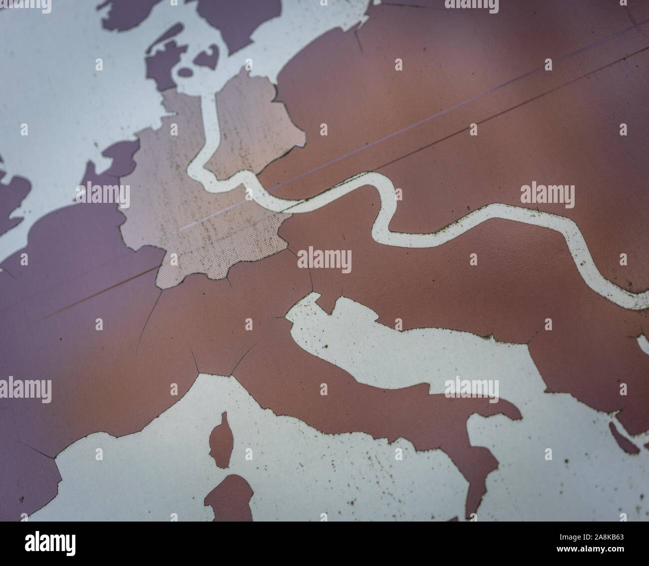 Ehrenberg, Germany. 15th May, 2019. A sign on the former border between ...