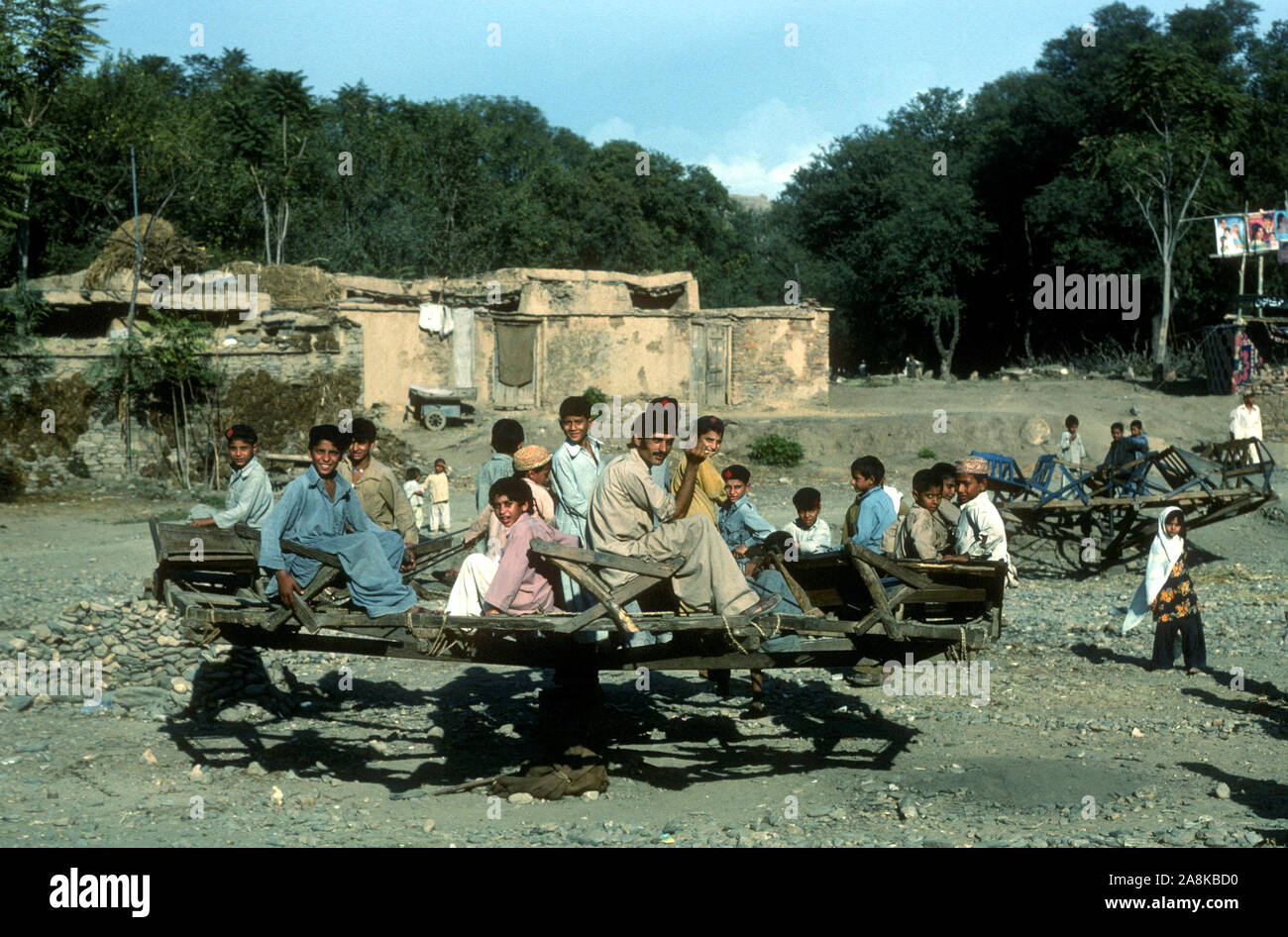School playground, Pakistan 1979 Stock Photo - Alamy