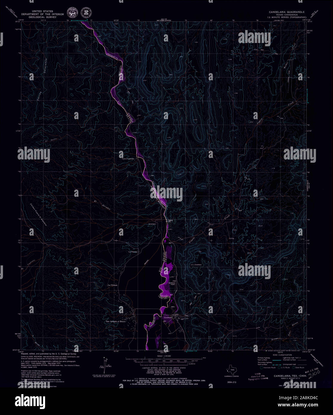 Map of candelaria hi-res stock photography and images - Alamy