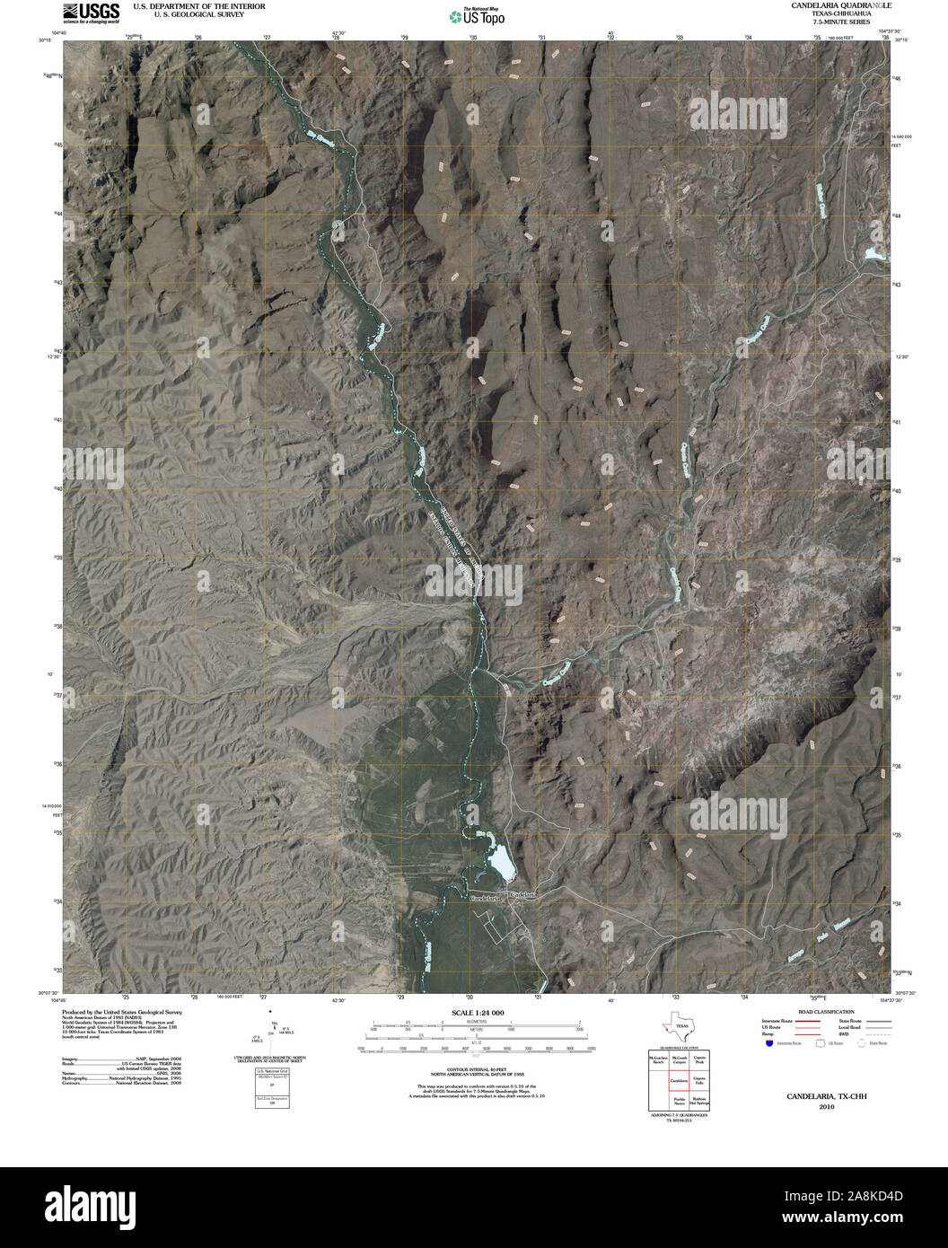 Candelaria texas map hi-res stock photography and images - Alamy
